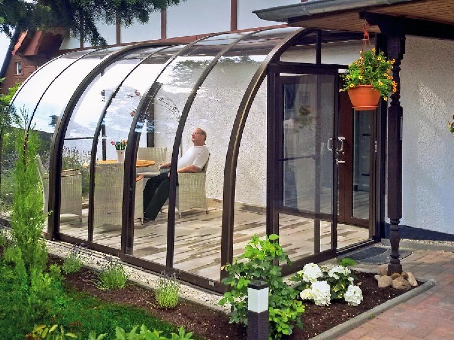 Innovative Conservatory - Patio enclosure CORSO Entry photogallery ...
