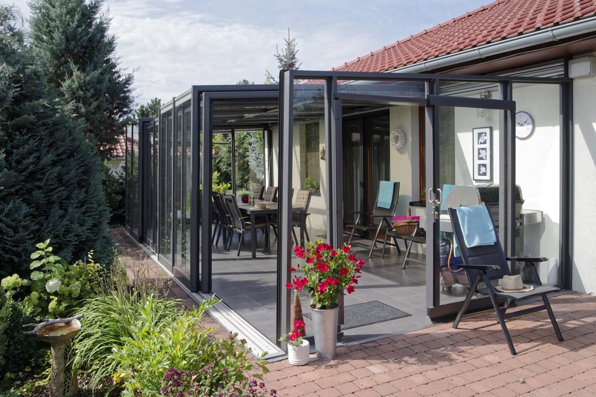 Coperture per Terrazzi completamente apribile | coperturePiscine.it
