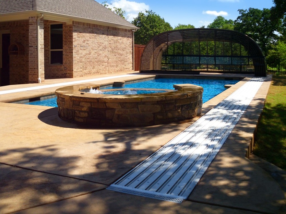 Pool enclosure Laguna NEO - retractable pool cover | SPA International ...