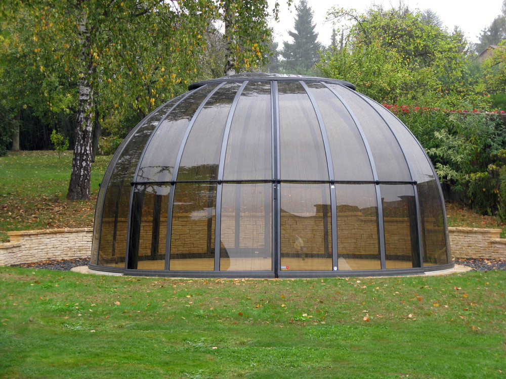 Hot tub enclosure Spa Dome Orlando galleries - retractable hot tub ...