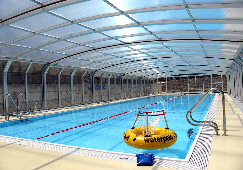 Pool enclosure Oceanic High - retractable pool cover | SPA ...