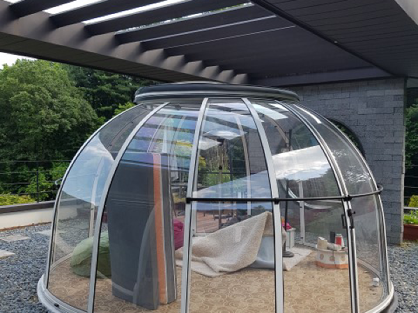Hot tub enclosure Spa Dome Orlando galleries - retractable hot tub ...