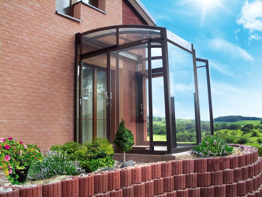 Innovative conservatory - Patio enclosure CORSO Premium photogallery ...