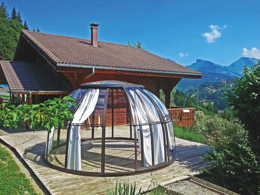 Hot tub enclosure Spa Dome Orlando galleries - retractable hot tub ...