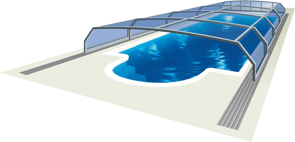 Pool Cover Oceanic low | Poolenclosures.co.nz