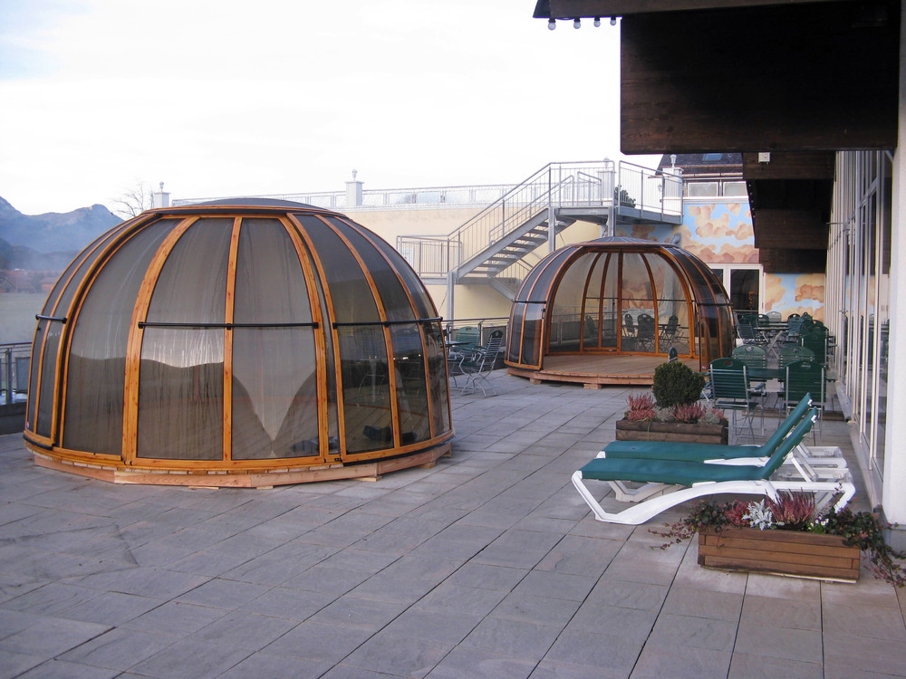 Photo gallery of Spa pool enclosure Spa Dome Orlando | Poolenclosures.co.nz