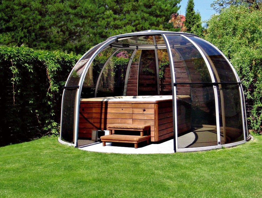 Photo gallery of Spa pool enclosure Spa Dome Orlando | Poolenclosures.co.nz