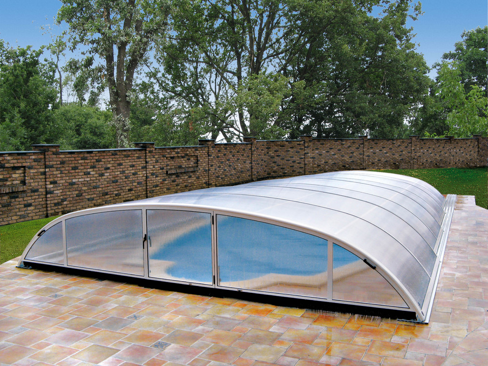 Photo gallery of Pool enclosure Elegant NEO - retractable pool cover ...