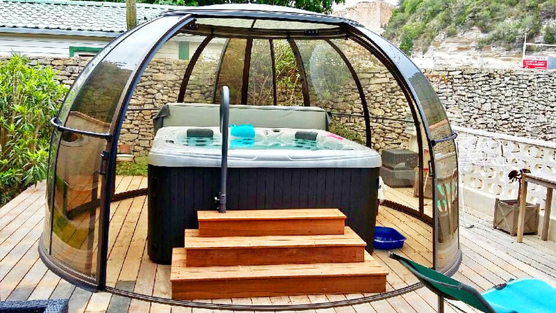 Photo gallery of Spa pool enclosure Spa Dome Orlando | Poolenclosures.co.nz