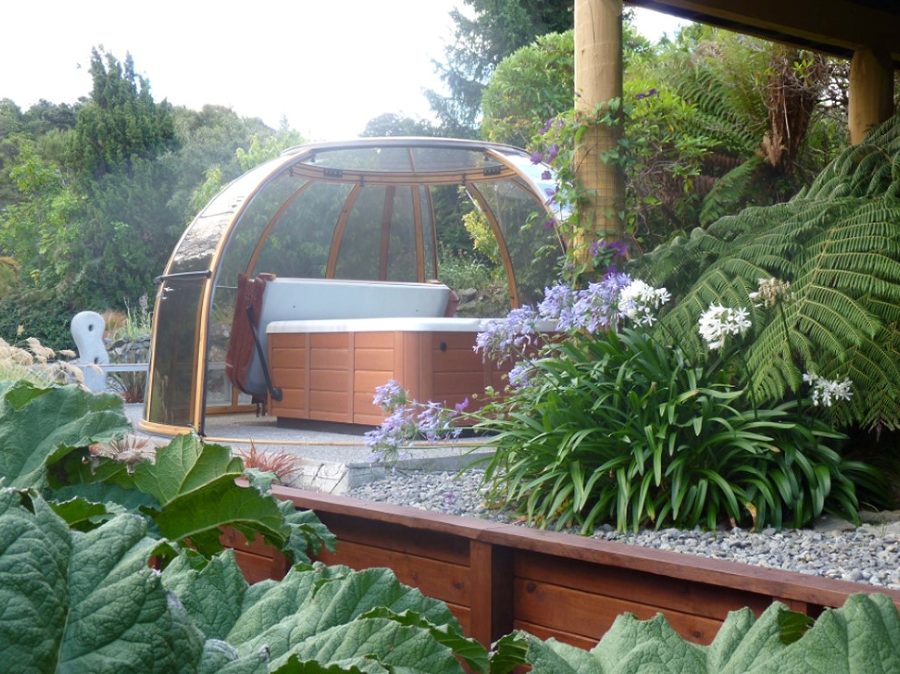Hot tub enclosure SPA Dome Orlando® | Poolenclosures.co.nz