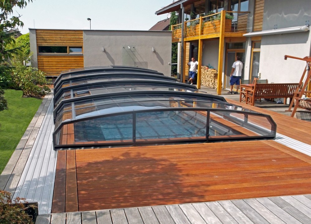 Acoperire piscina Oceanic Low – acoperire retractabila pentru piscine ...