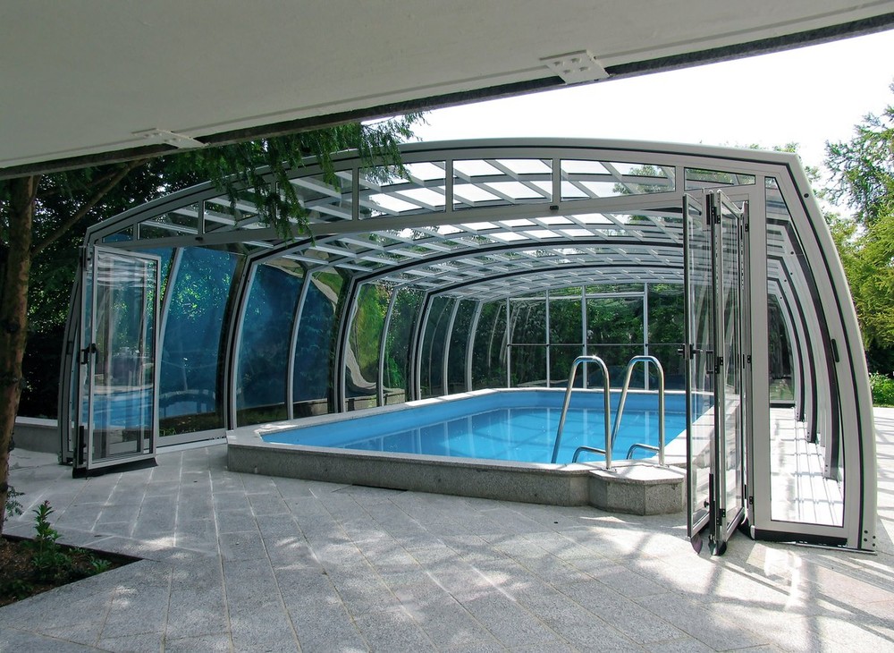 Acoperire piscina Omega – acoperire retractabila pentru piscine | Alukov.ro