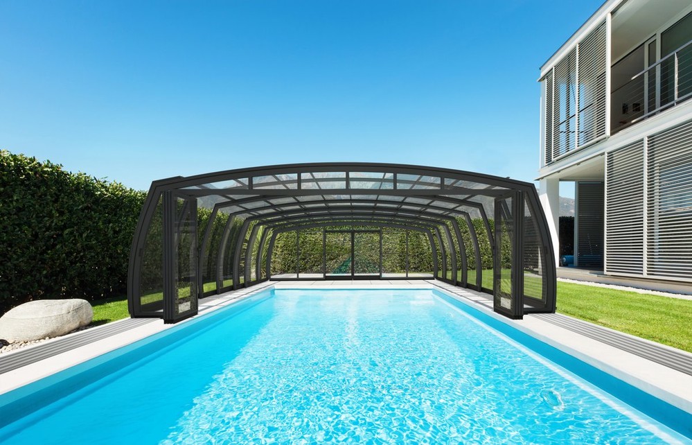 Acoperire piscina Omega – acoperire retractabila pentru piscine | Alukov.ro