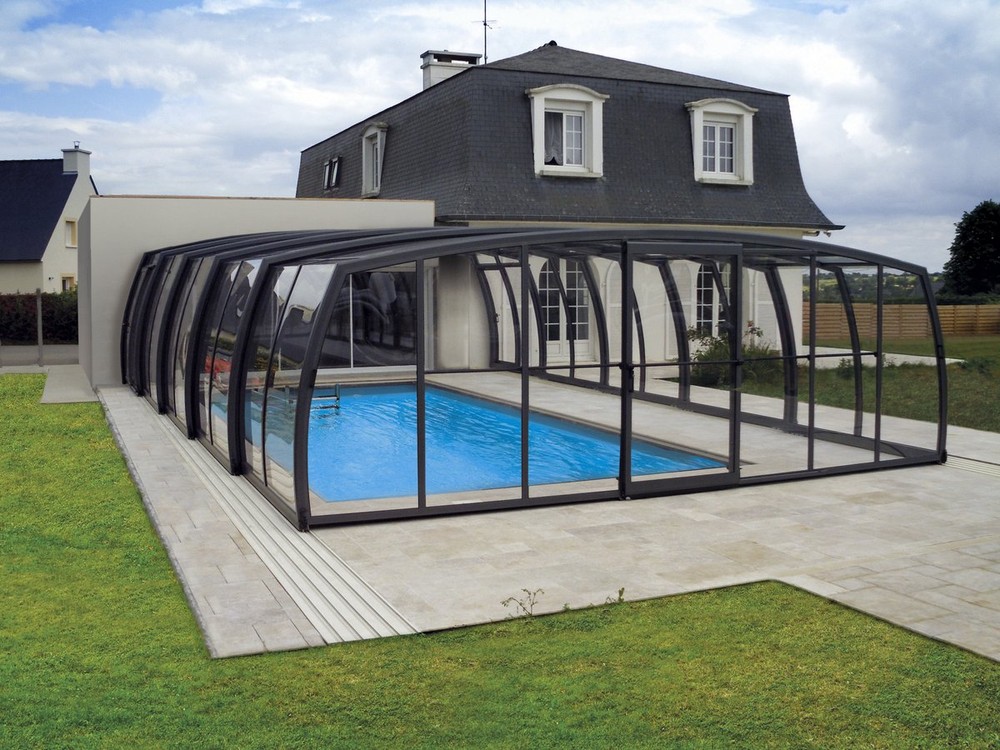 Acoperire piscina Omega – acoperire retractabila pentru piscine | Alukov.ro