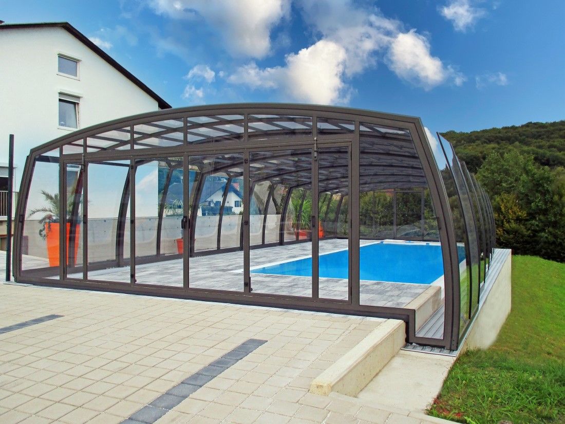 Acoperire piscina Omega – acoperire retractabila pentru piscine | Alukov.ro