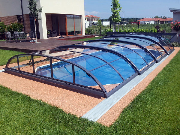 Acoperire piscina Elegant NEO – acoperire retractabila pentru piscine ...