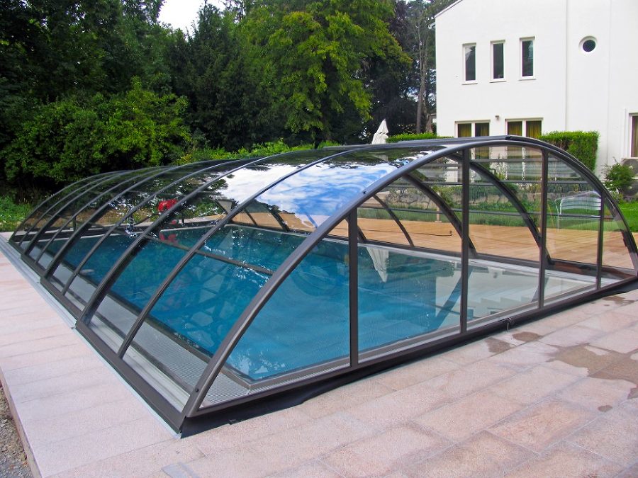 Galeria acoperire de piscina AZURE Uni Compact | Alukov.ro