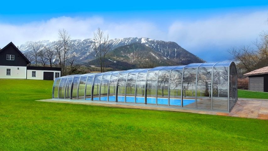 Acoperire piscina Omega – acoperire retractabila pentru piscine | Alukov.ro