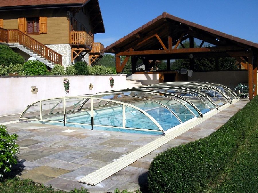 Acoperire piscina Elegant NEO – acoperire retractabila pentru piscine ...
