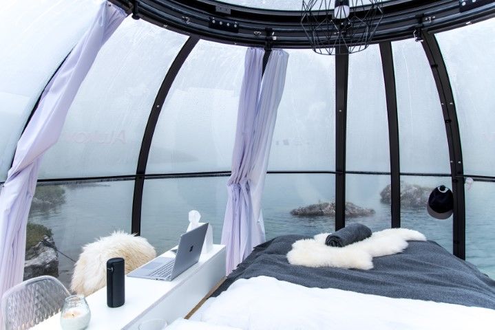 Retractable hot tub enclosure Spa Dome Orlando | sunrooms-enclosures.com